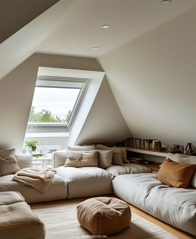 40+ Clever Sloped Ceiling Living Room Ideas That Maximize Space (2025)