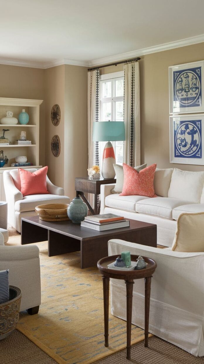 60+ Refreshing Cape Cod Living Room Decor Ideas for a Seaside Vibe (2025)