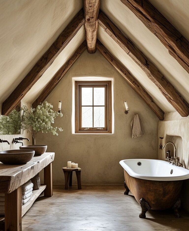 40+ Clever Sloped Ceiling Bathroom Designs to Maximize Space (2025)