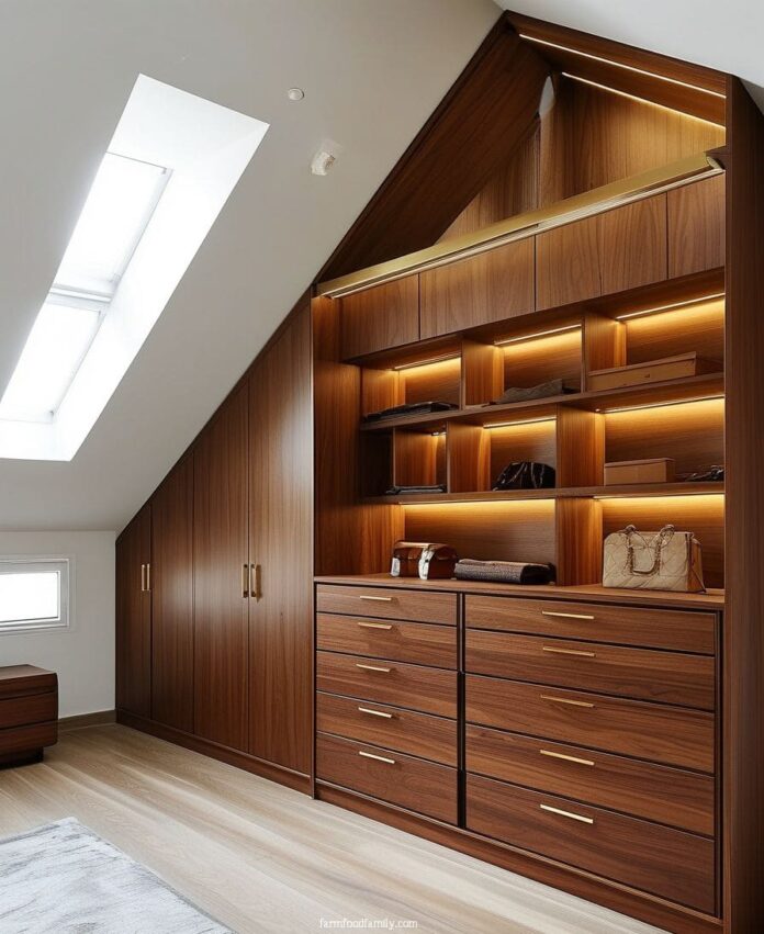 40+ Unique Sloped Ceiling Wardrobe Ideas to Organize Like a Pro (2026)