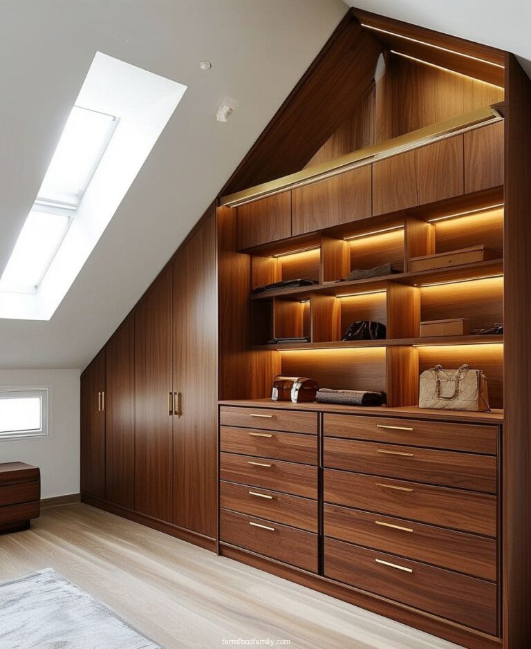 40+ Unique Sloped Ceiling Wardrobe Ideas to Organize Like a Pro (2025)