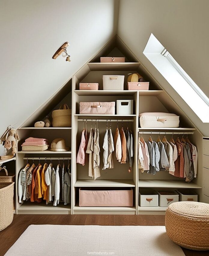 40+ Unique Sloped Ceiling Wardrobe Ideas to Organize Like a Pro (2025)