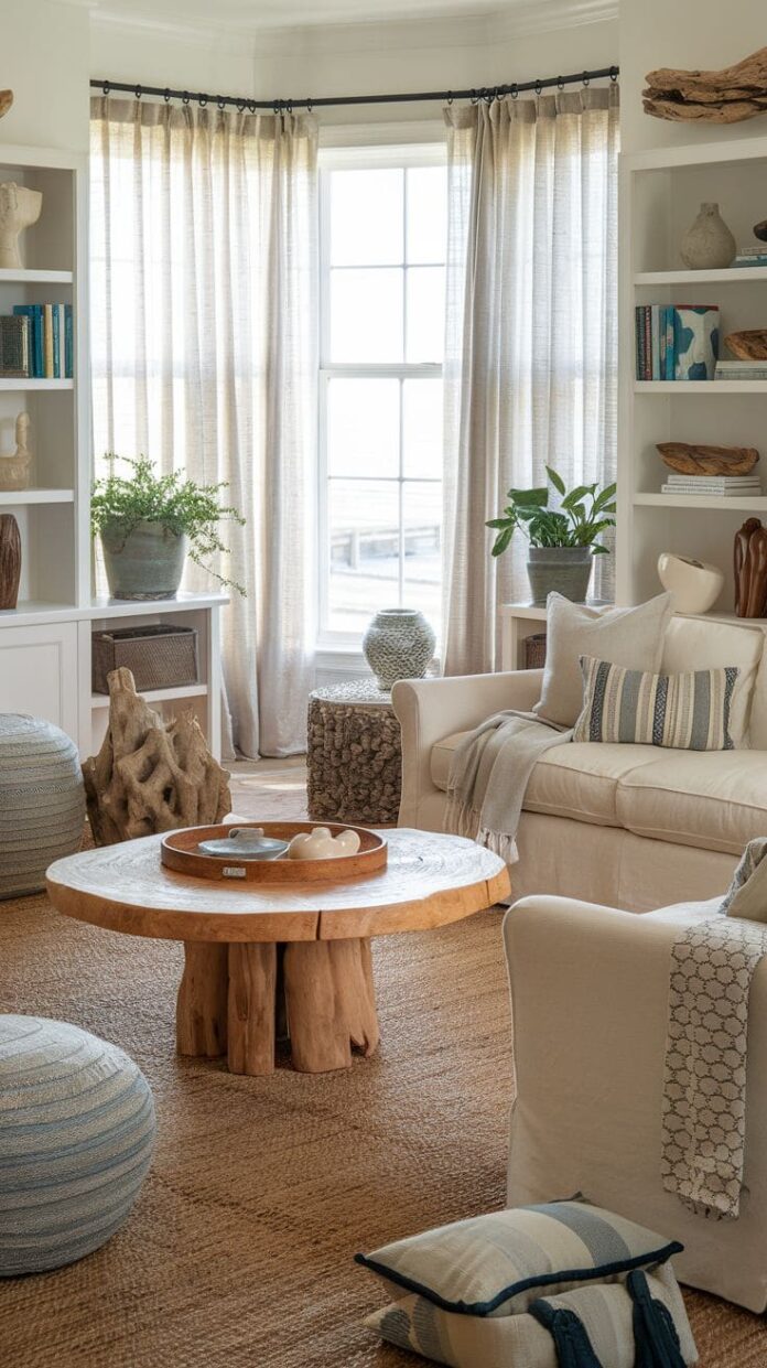 60+ Refreshing Cape Cod Living Room Decor Ideas for a Seaside Vibe (2025)