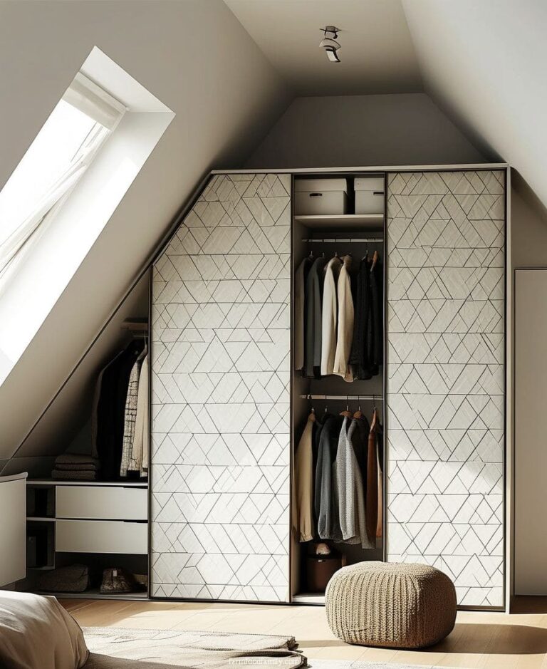 40+ Unique Sloped Ceiling Wardrobe Ideas to Organize Like a Pro (2025)