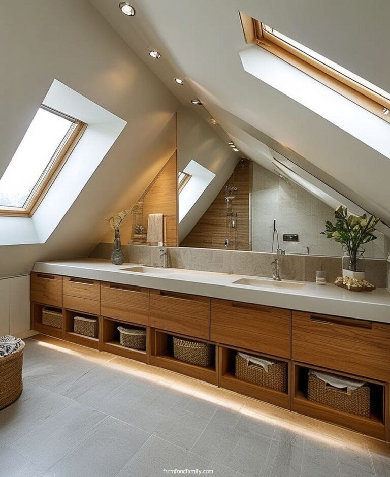 40+ Clever Sloped Ceiling Bathroom Designs to Maximize Space (2025)