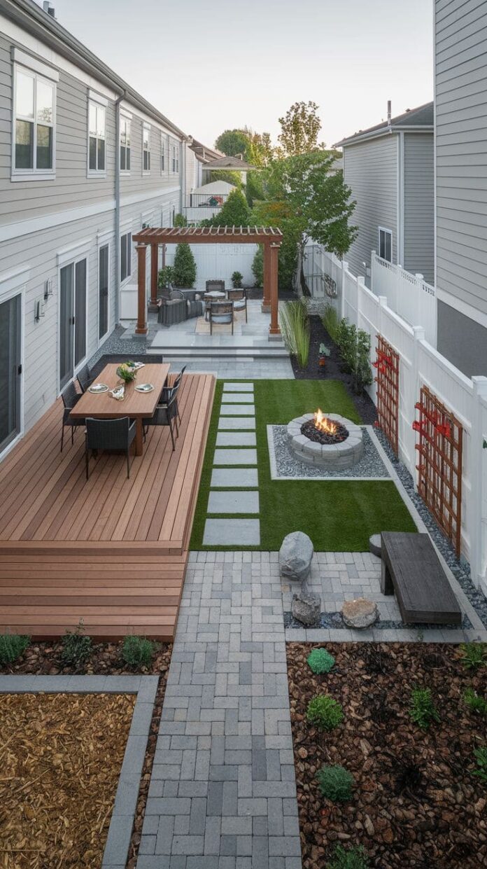 60+ Brilliant Long Narrow Backyard Ideas to Maximize Space (2025)