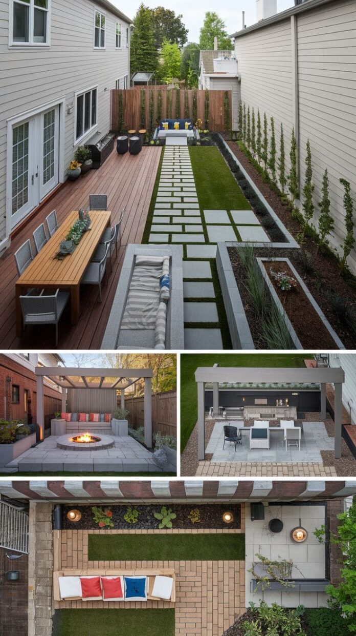 60+ Brilliant Long Narrow Backyard Ideas to Maximize Space (2025)