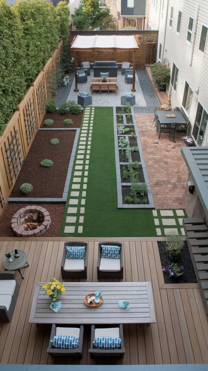 60+ Brilliant Long Narrow Backyard Ideas to Maximize Space (2025)