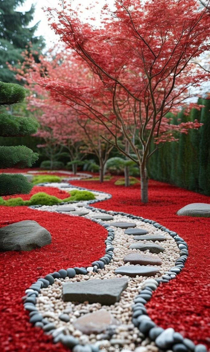60+ Stunning Red Mulch Landscaping Ideas That Transform Your Yard ...