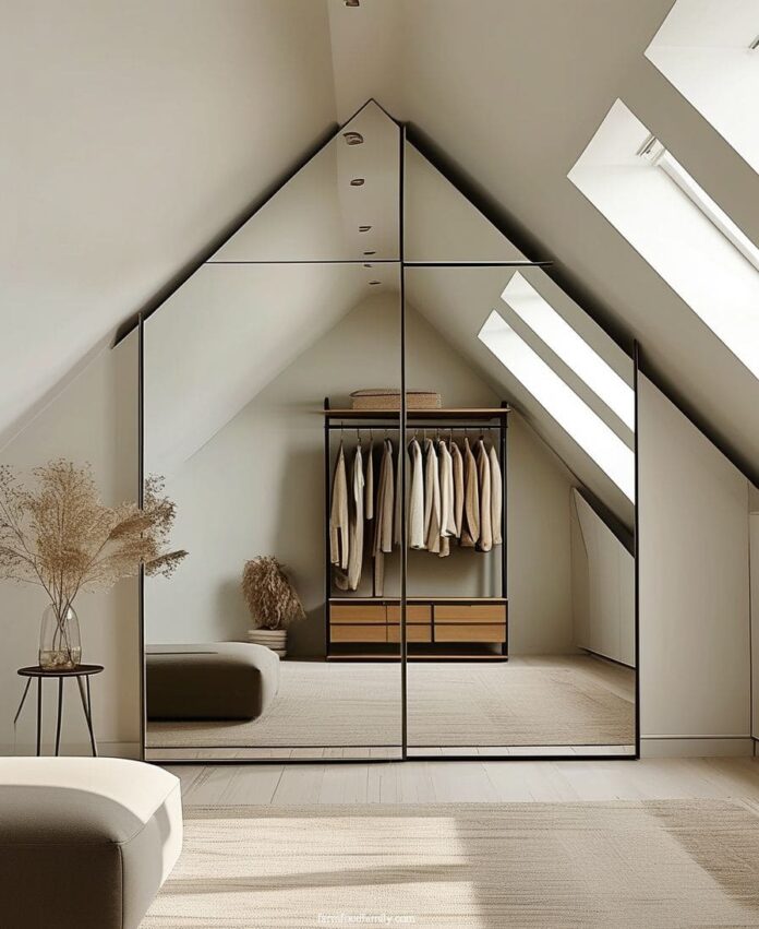 40+ Unique Sloped Ceiling Wardrobe Ideas to Organize Like a Pro (2026)