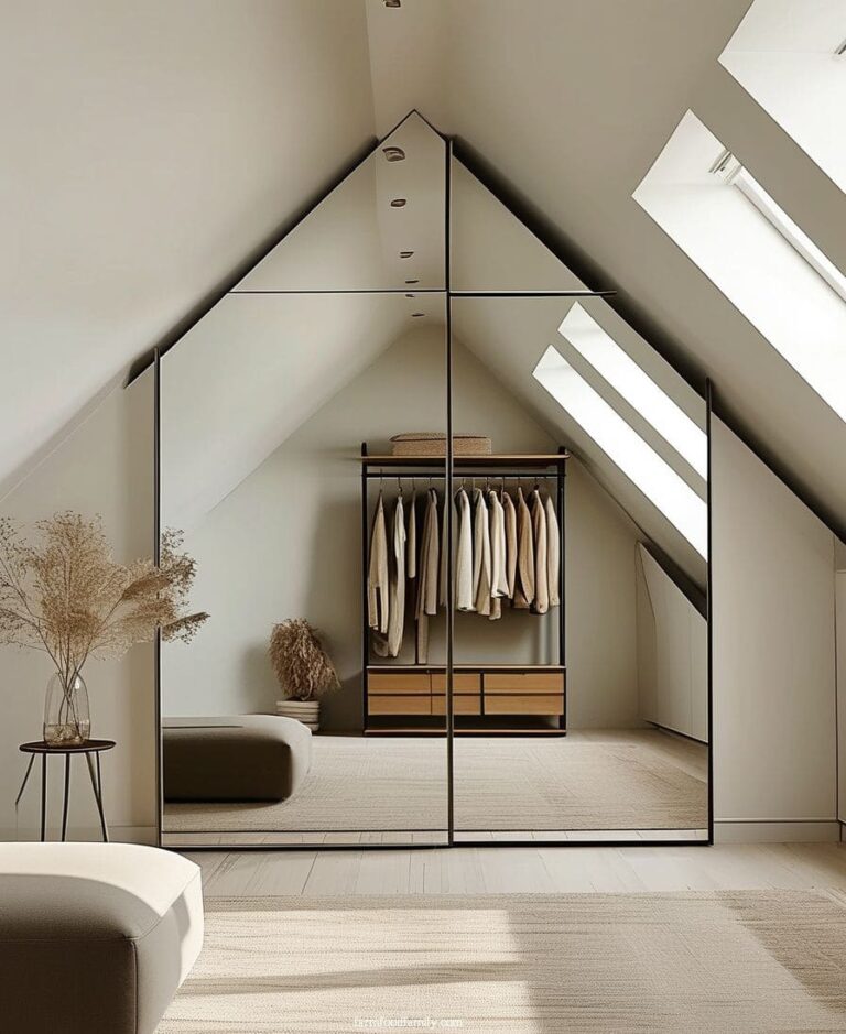 40+ Unique Sloped Ceiling Wardrobe Ideas to Organize Like a Pro (2025)
