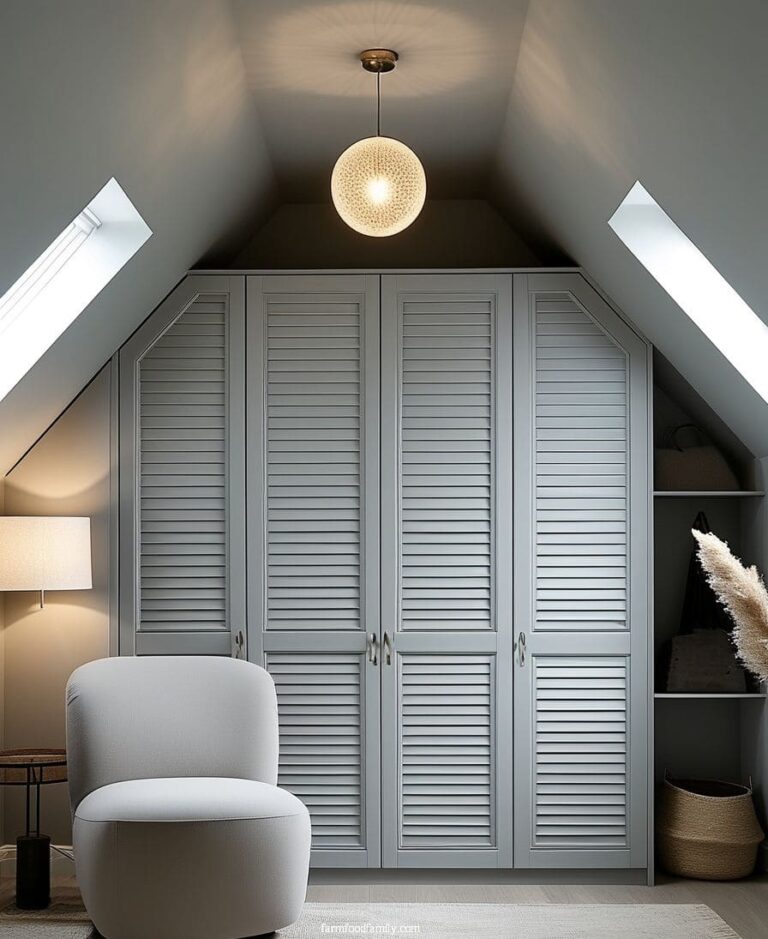 40+ Unique Sloped Ceiling Wardrobe Ideas to Organize Like a Pro (2025)