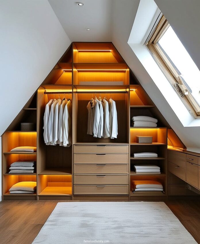40+ Unique Sloped Ceiling Wardrobe Ideas to Organize Like a Pro (2026)