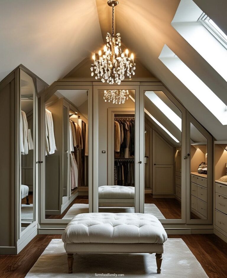 40+ Unique Sloped Ceiling Wardrobe Ideas to Organize Like a Pro (2025)
