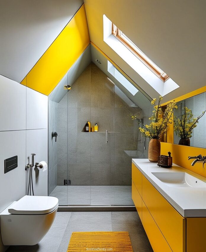 40+ Clever Sloped Ceiling Bathroom Designs to Maximize Space (2025)