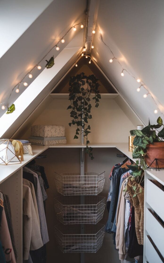 40+ Unique Sloped Ceiling Wardrobe Ideas to Organize Like a Pro (2026)