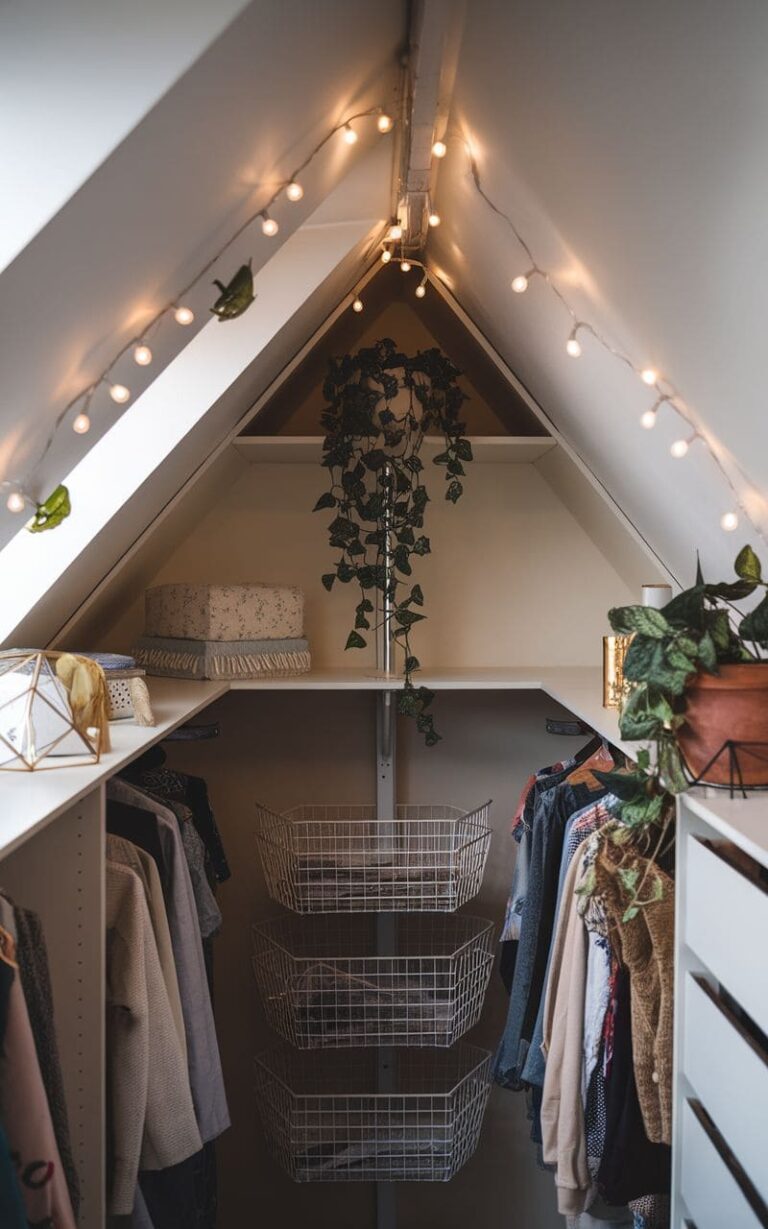 40+ Unique Sloped Ceiling Wardrobe Ideas to Organize Like a Pro (2026)