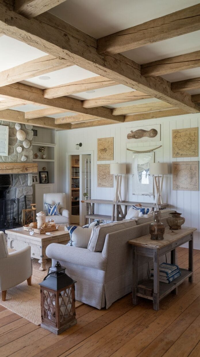 60+ Refreshing Cape Cod Living Room Decor Ideas for a Seaside Vibe (2025)