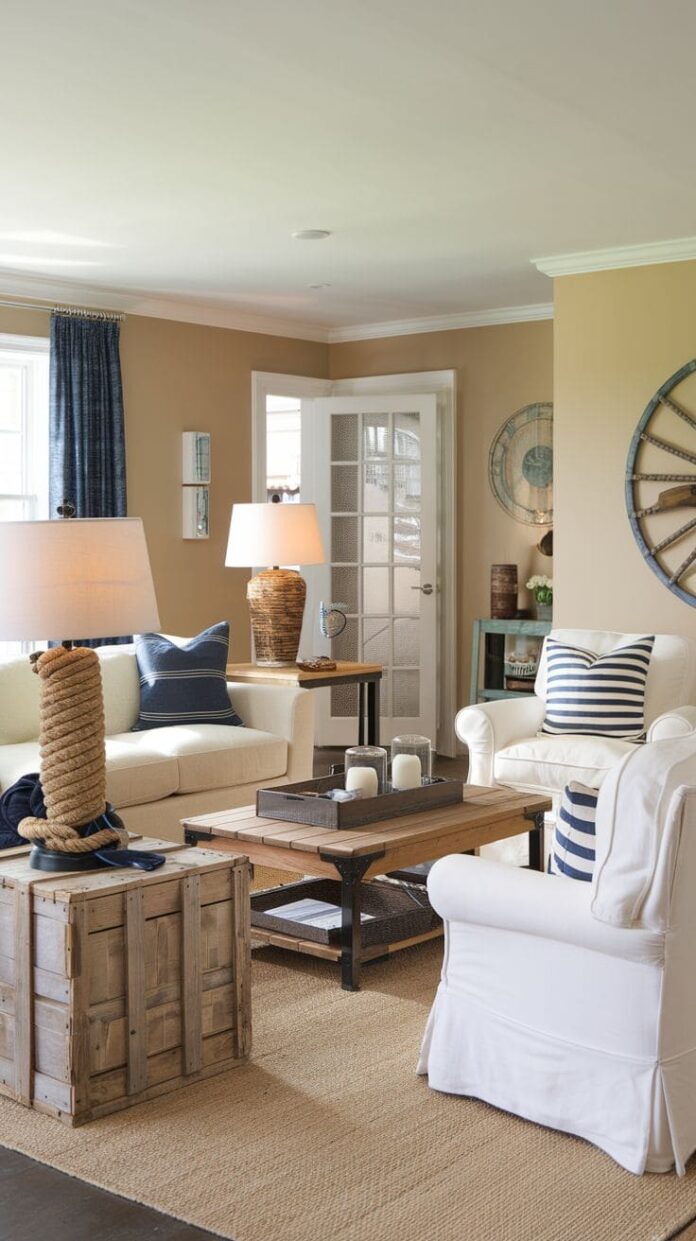 60+ Refreshing Cape Cod Living Room Decor Ideas for a Seaside Vibe (2025)
