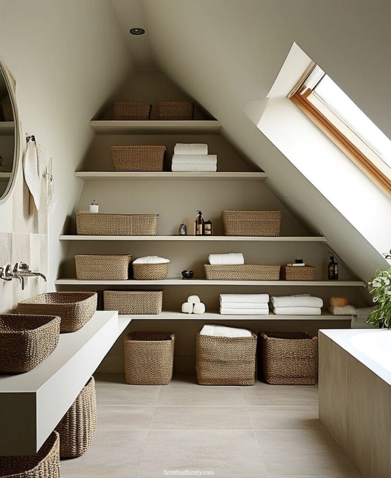 40+ Clever Sloped Ceiling Bathroom Designs to Maximize Space (2026)