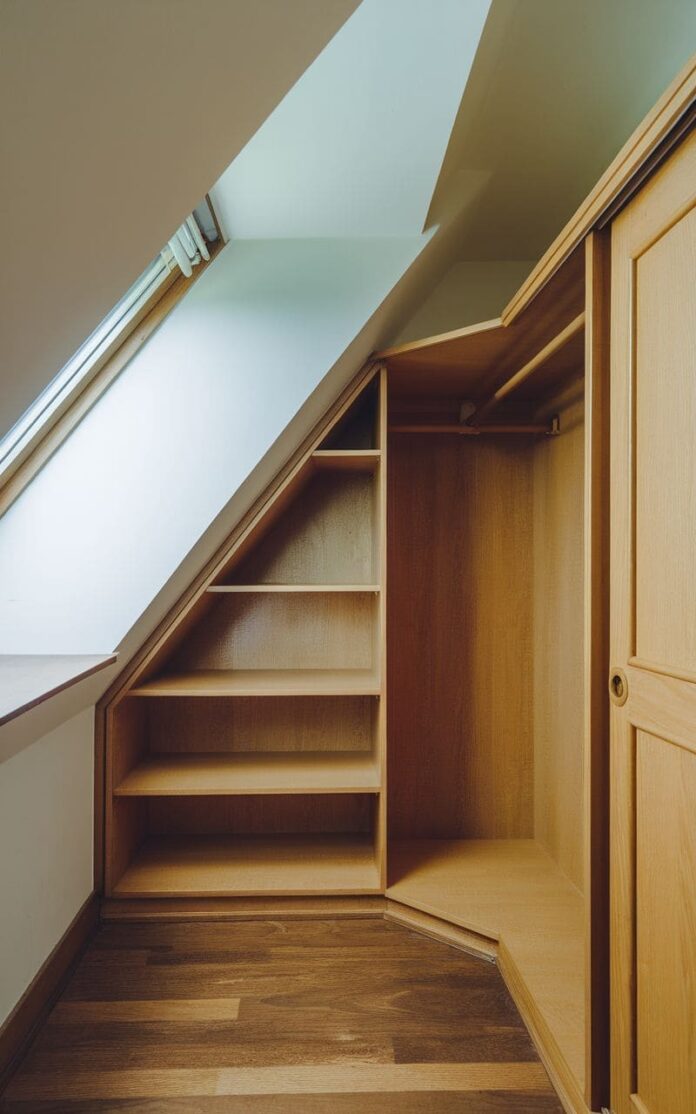 40+ Unique Sloped Ceiling Wardrobe Ideas to Organize Like a Pro (2026)