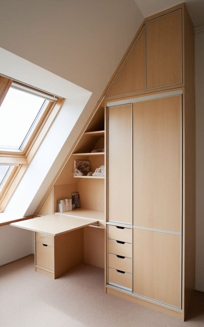 40+ Unique Sloped Ceiling Wardrobe Ideas to Organize Like a Pro (2025)