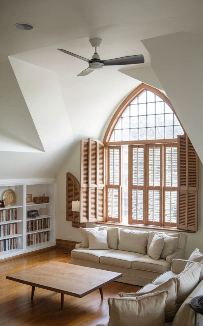 40+ Clever Sloped Ceiling Living Room Ideas That Maximize Space (2025)