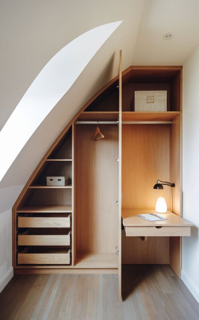 40+ Unique Sloped Ceiling Wardrobe Ideas to Organize Like a Pro (2025)