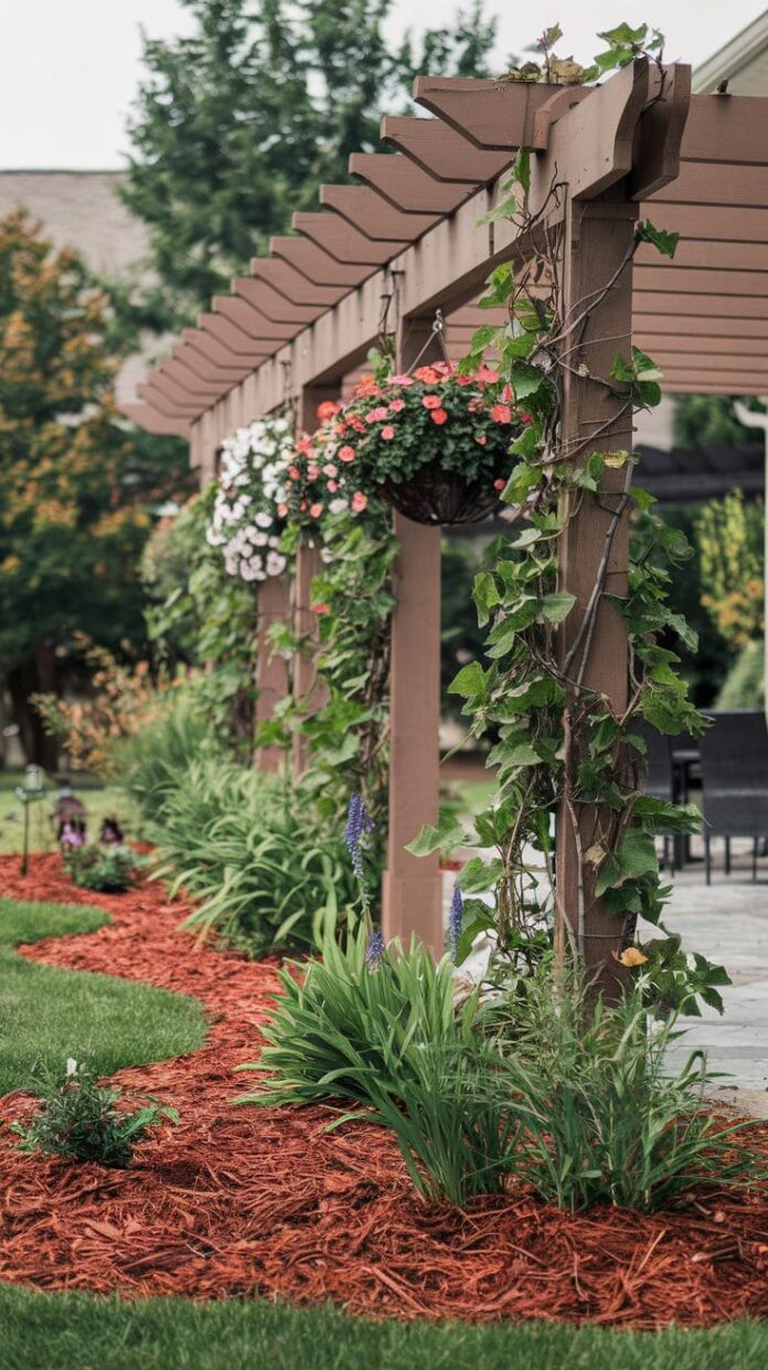 60+ Stunning Red Mulch Landscaping Ideas That Transform Your Yard ...