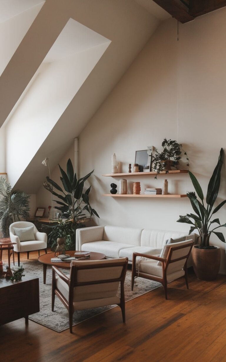 40+ Clever Sloped Ceiling Living Room Ideas That Maximize Space (2025)