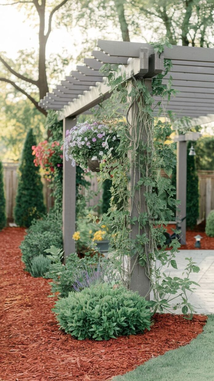 60+ Stunning Red Mulch Landscaping Ideas That Transform Your Yard ...