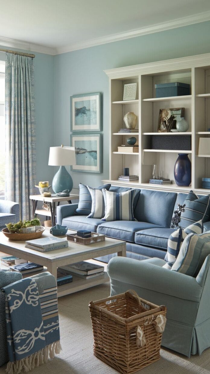 60+ Refreshing Cape Cod Living Room Decor Ideas for a Seaside Vibe (2025)