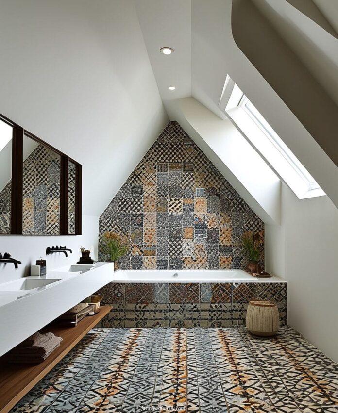 40+ Clever Sloped Ceiling Bathroom Designs to Maximize Space (2026)