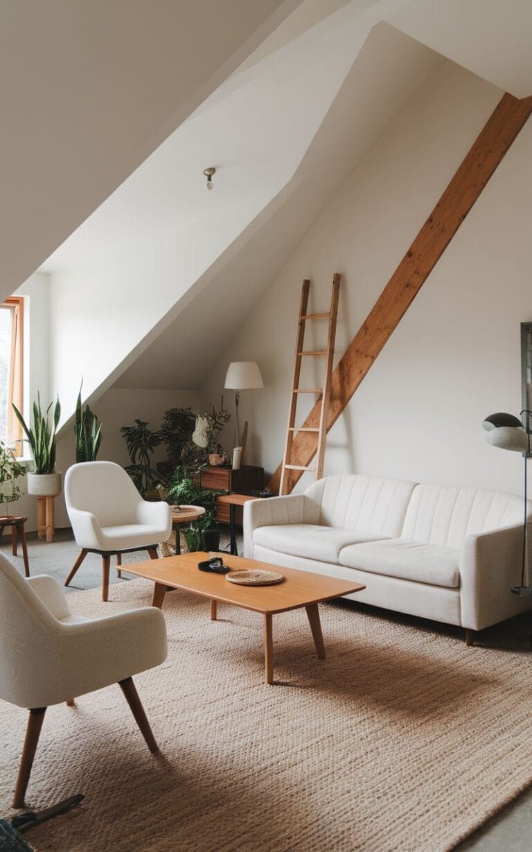 40+ Clever Sloped Ceiling Living Room Ideas That Maximize Space (2025)