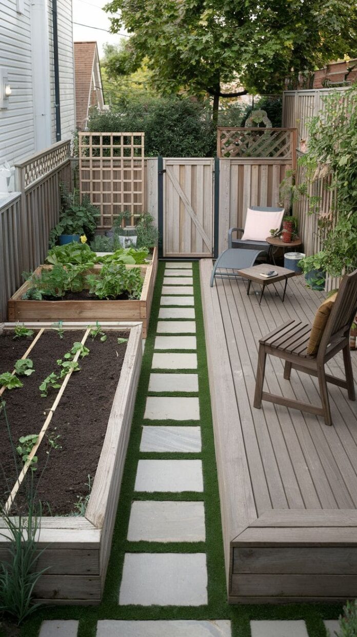 60+ Brilliant Long Narrow Backyard Ideas to Maximize Space (2025)