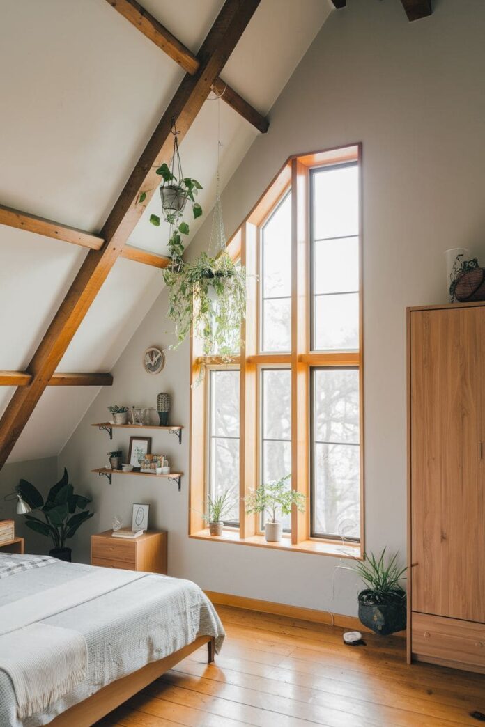 40+ Stunning Sloped Ceiling Bedroom Ideas That Maximize Space (2026)