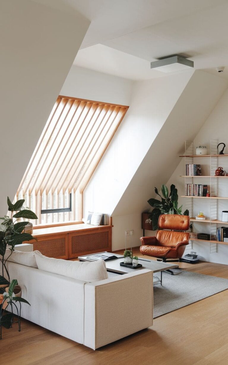 40+ Clever Sloped Ceiling Living Room Ideas That Maximize Space (2025)