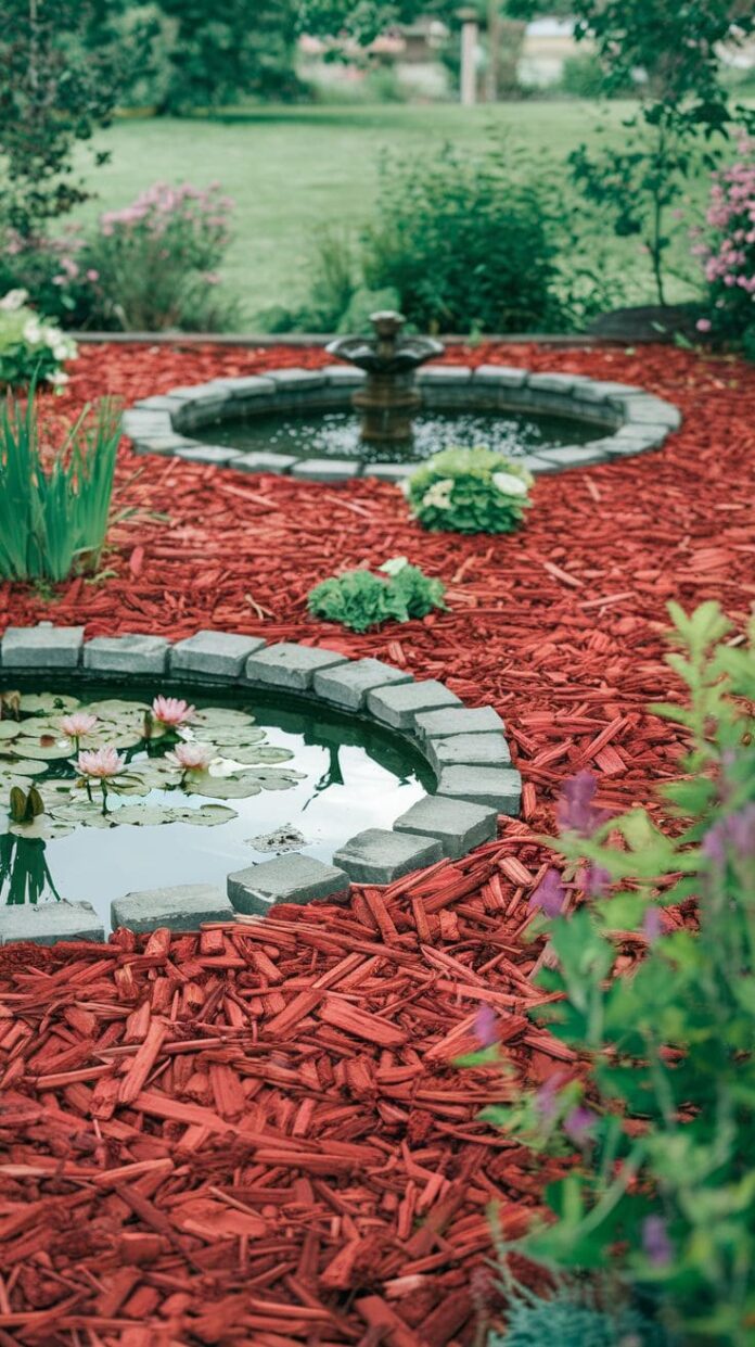 60+ Stunning Red Mulch Landscaping Ideas That Transform Your Yard ...