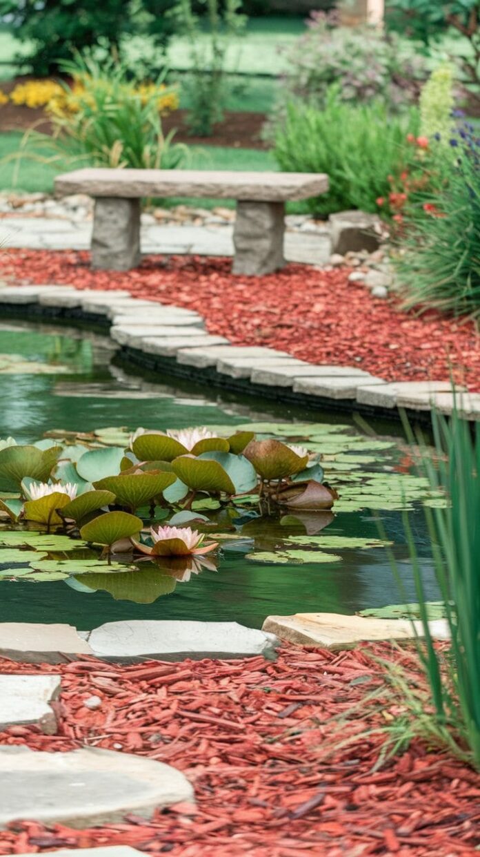 60+ Stunning Red Mulch Landscaping Ideas That Transform Your Yard ...