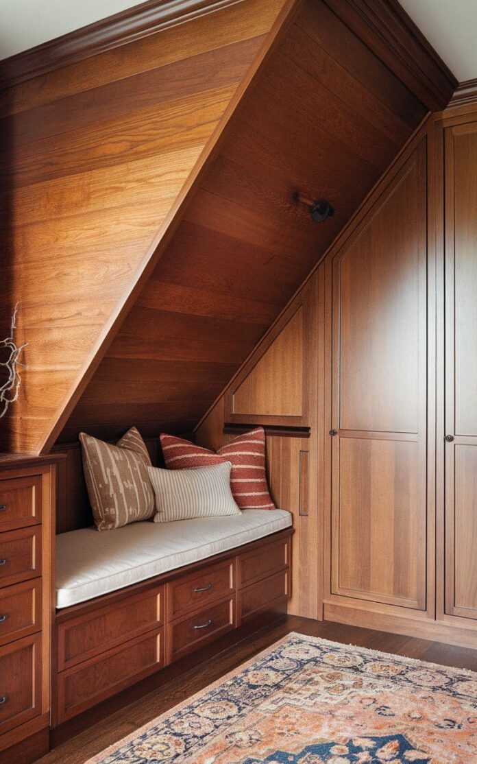 40+ Unique Sloped Ceiling Wardrobe Ideas to Organize Like a Pro (2025)