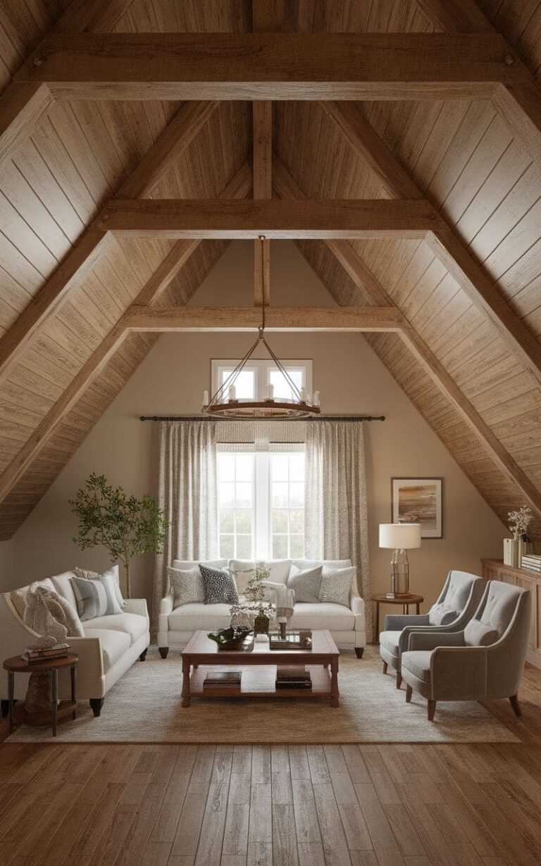 40+ Clever Sloped Ceiling Living Room Ideas That Maximize Space (2025)