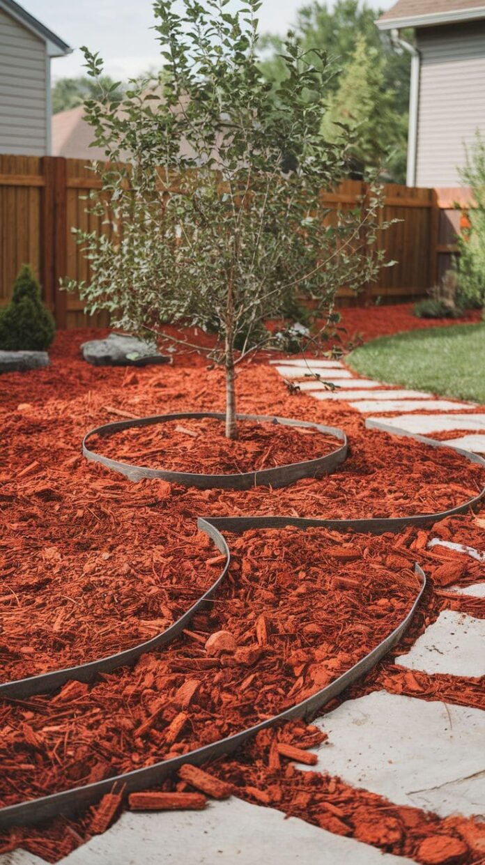 60+ Stunning Red Mulch Landscaping Ideas That Transform Your Yard ...