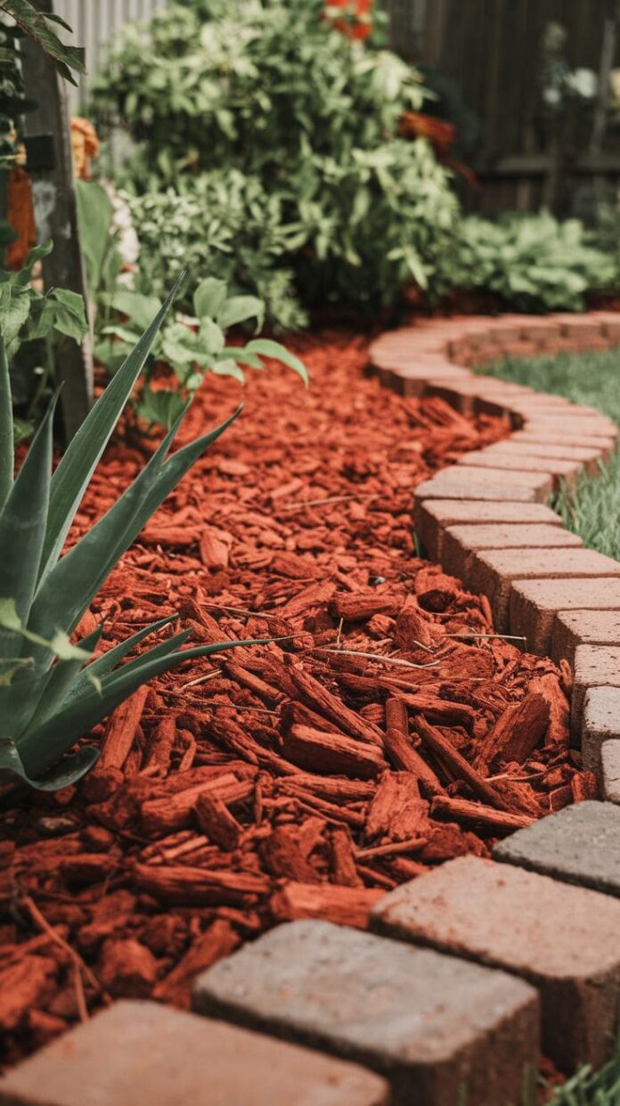 60+ Stunning Red Mulch Landscaping Ideas That Transform Your Yard ...