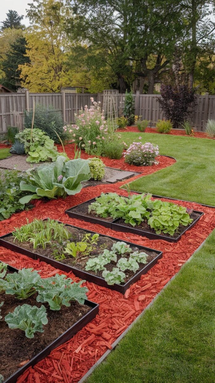 60+ Stunning Red Mulch Landscaping Ideas That Transform Your Yard ...