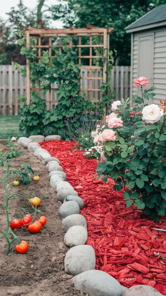 60+ Stunning Red Mulch Landscaping Ideas That Transform Your Yard ...