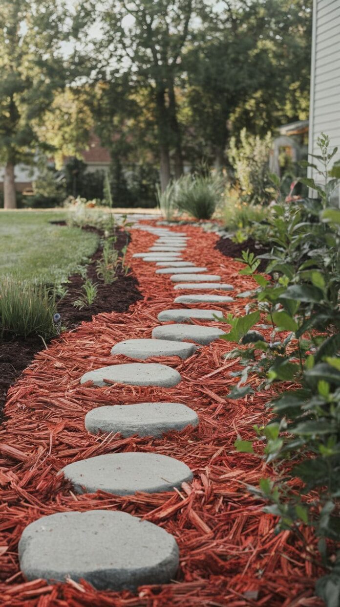 60+ Stunning Red Mulch Landscaping Ideas That Transform Your Yard ...