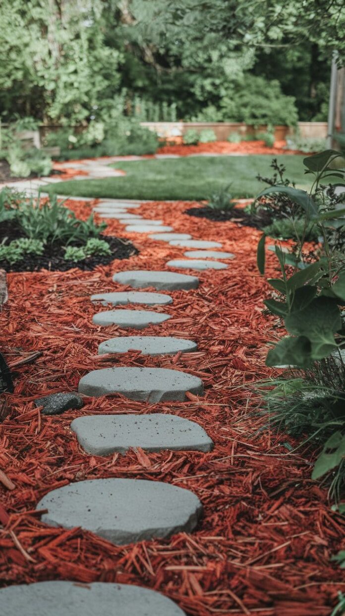60+ Stunning Red Mulch Landscaping Ideas That Transform Your Yard ...