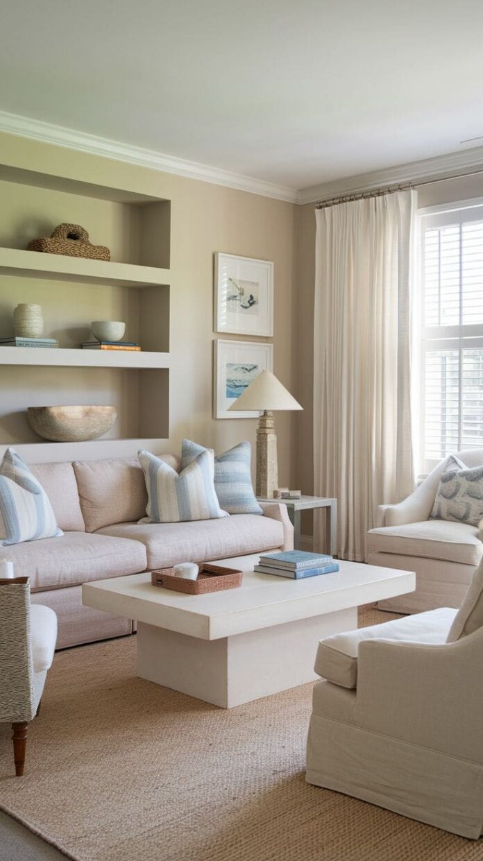 60+ Refreshing Cape Cod Living Room Decor Ideas for a Seaside Vibe (2025)