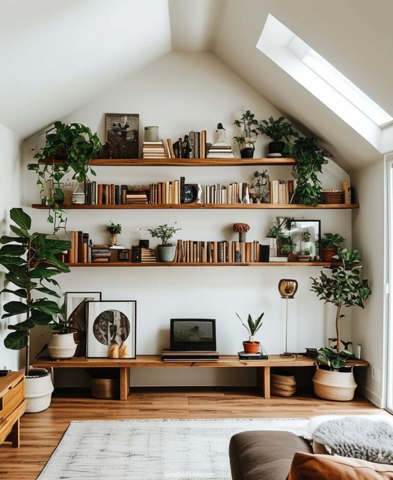 40+ Clever Sloped Ceiling Living Room Ideas That Maximize Space (2025)