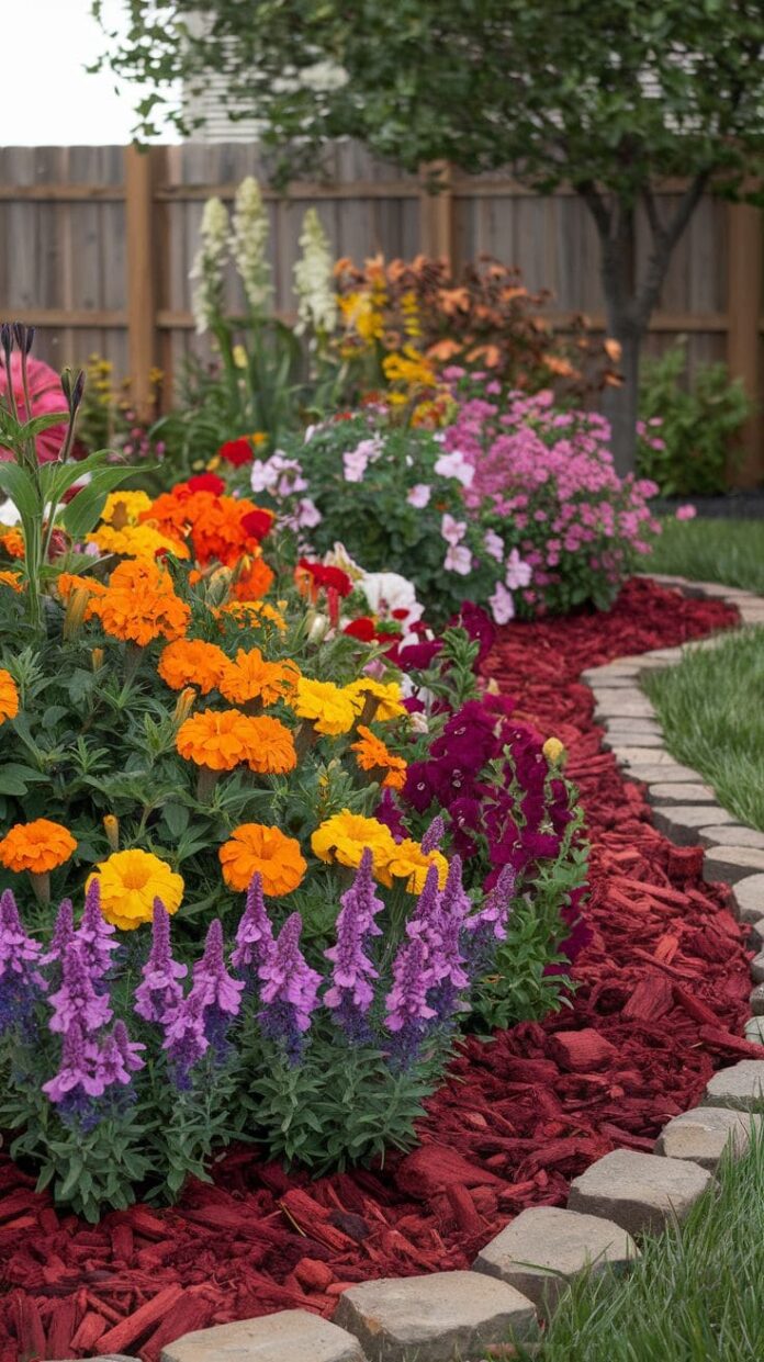 60+ Stunning Red Mulch Landscaping Ideas That Transform Your Yard ...